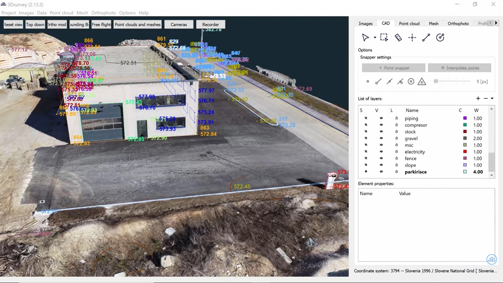 How to use the measuring tool in CAD | 3Dsurvey