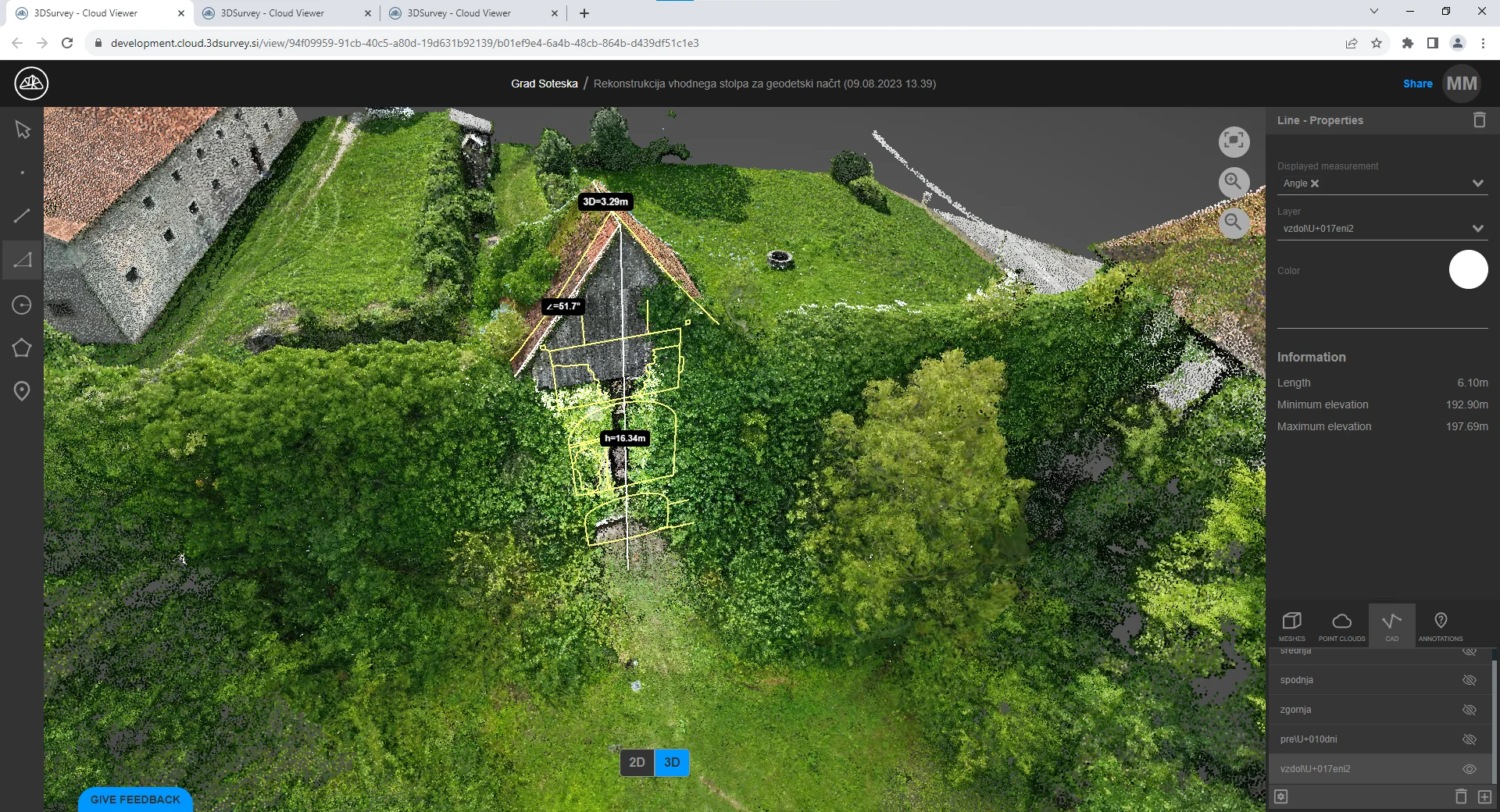 3Dsurvey Cloud: Sharing results became even easier | 3Dsurvey