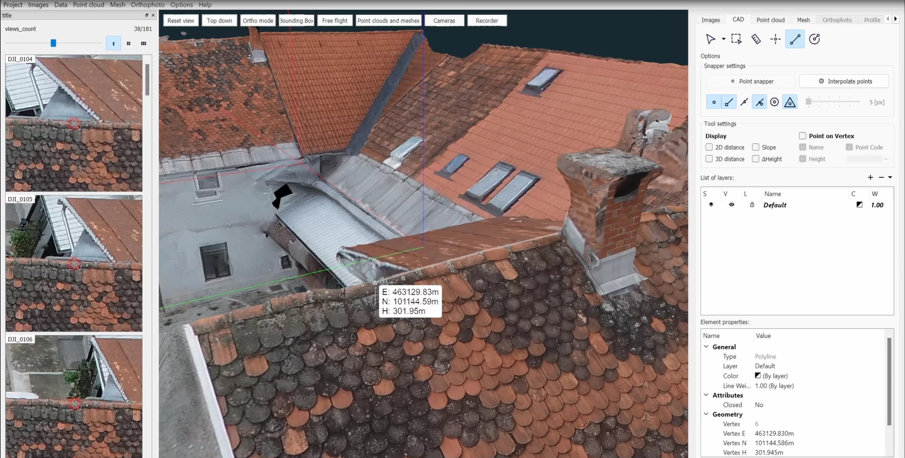 3D CAD drawing: Effortless and accurate vectorisation | 3Dsurvey