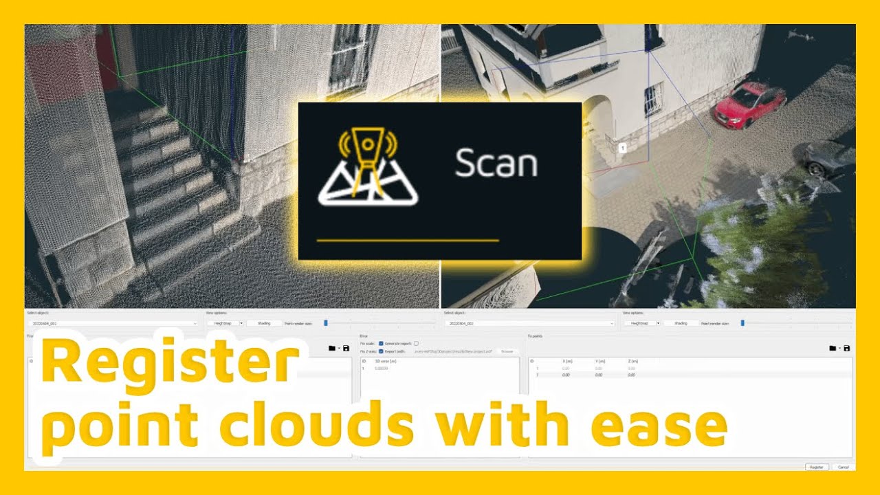 Aligning Terrestrial Laser Scans In 3dsurvey 3dsurvey